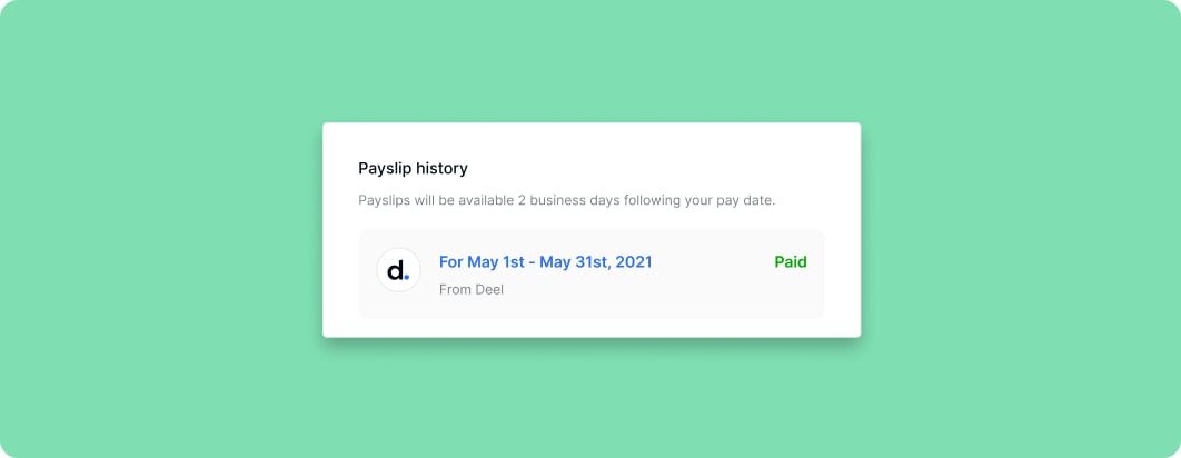 Off-cycle payroll | Deel
